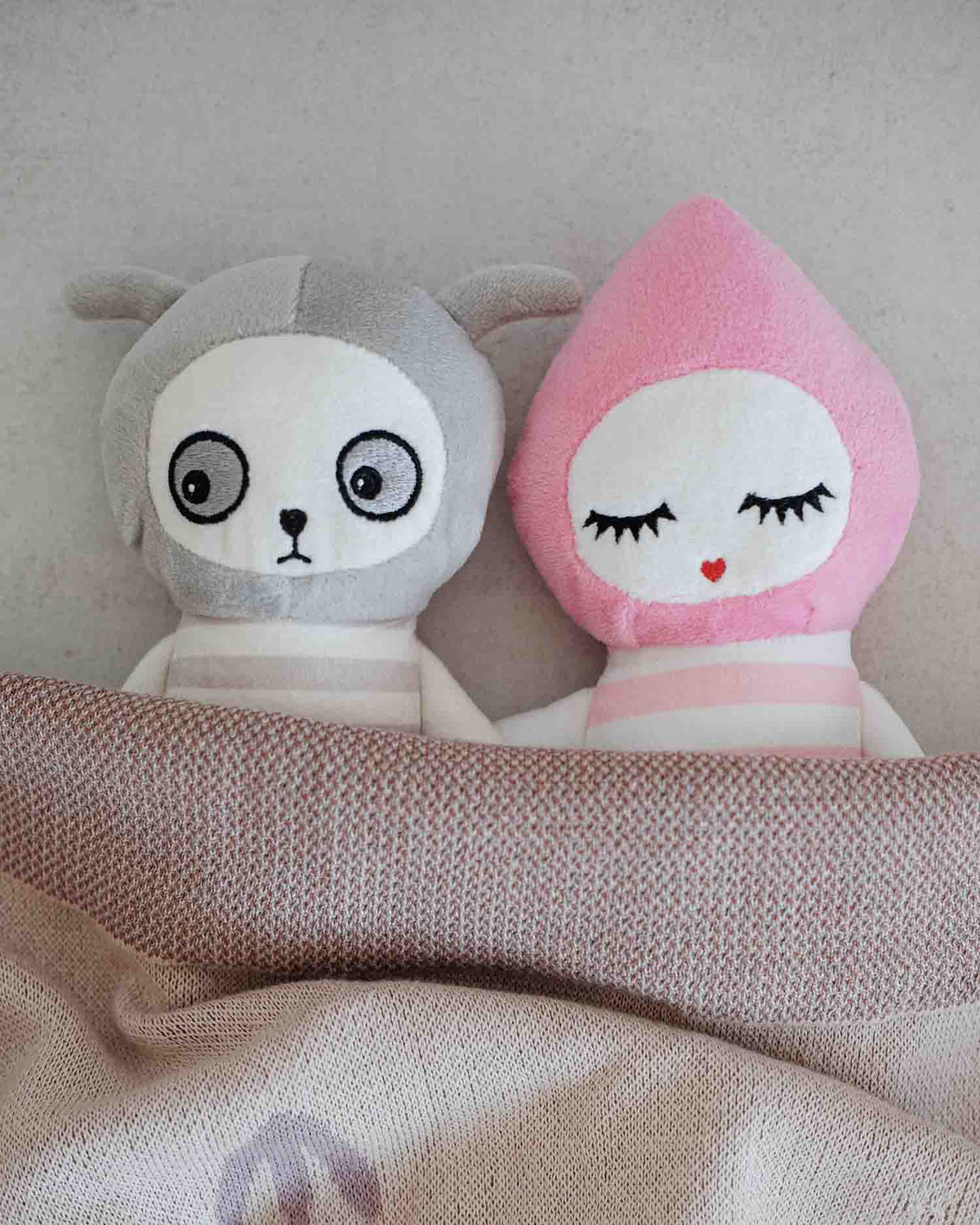 LUCKYBOYSUNDAY, Baby Bonbon, Velvet Baby Toy | Little Otja